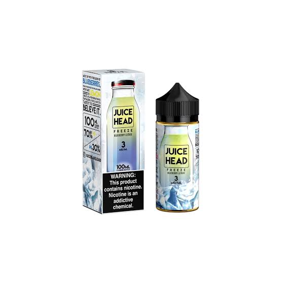 Buy BLUEBERRY LEMON FREEZE E-LIQUID 100ML JUICE HEAD - E-Cig Clouds