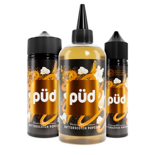 Buy BUTTERSCOTCH POPCORN E LIQUID (PUD) JOES JUICE - E-Cig Clouds