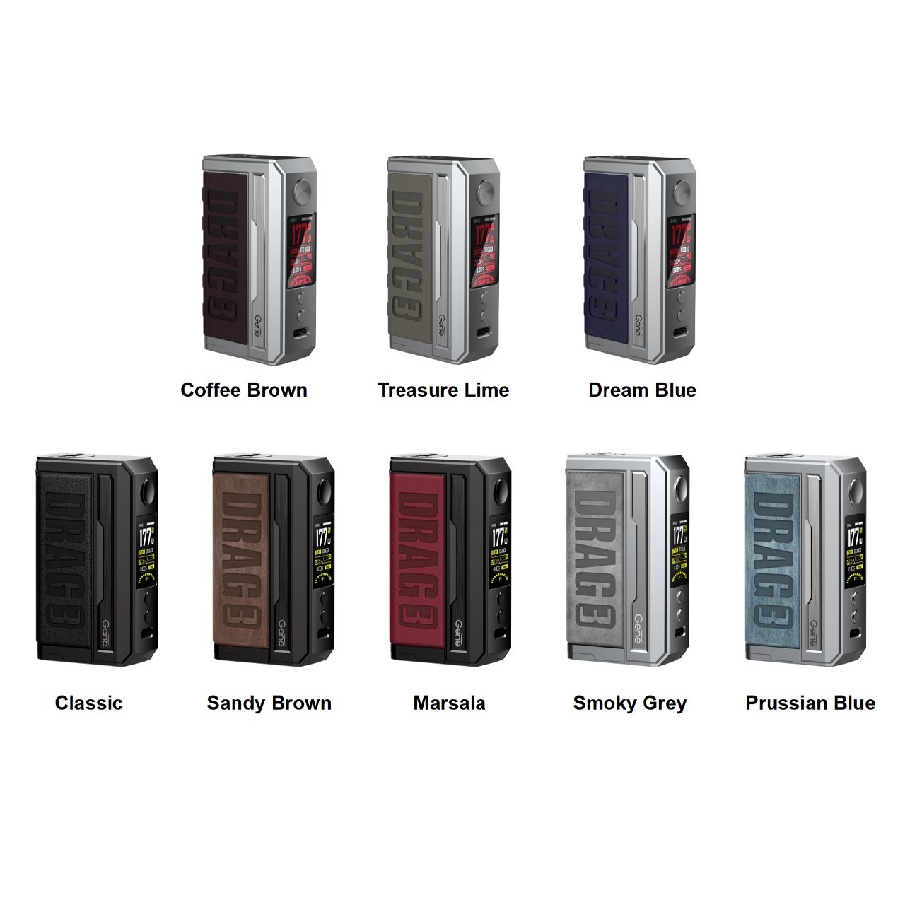 VOOPOO DRAG 3 BOX MOD 177W | UK Vape Store | E-Cig Clouds