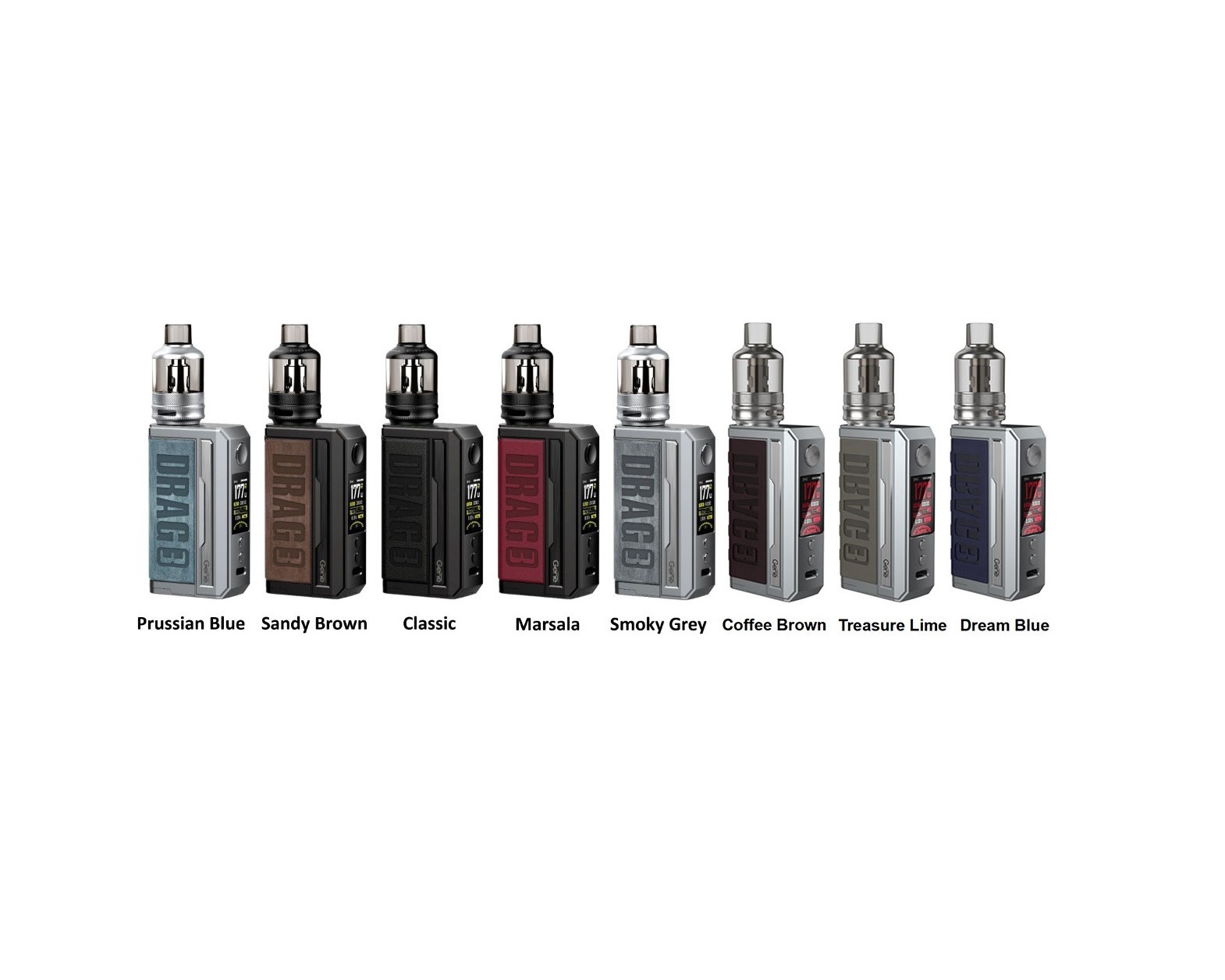 VOOPOO DRAG 3 KIT 177W WITH TPP POD TANK | UK Vape Store | E-Cig Clouds