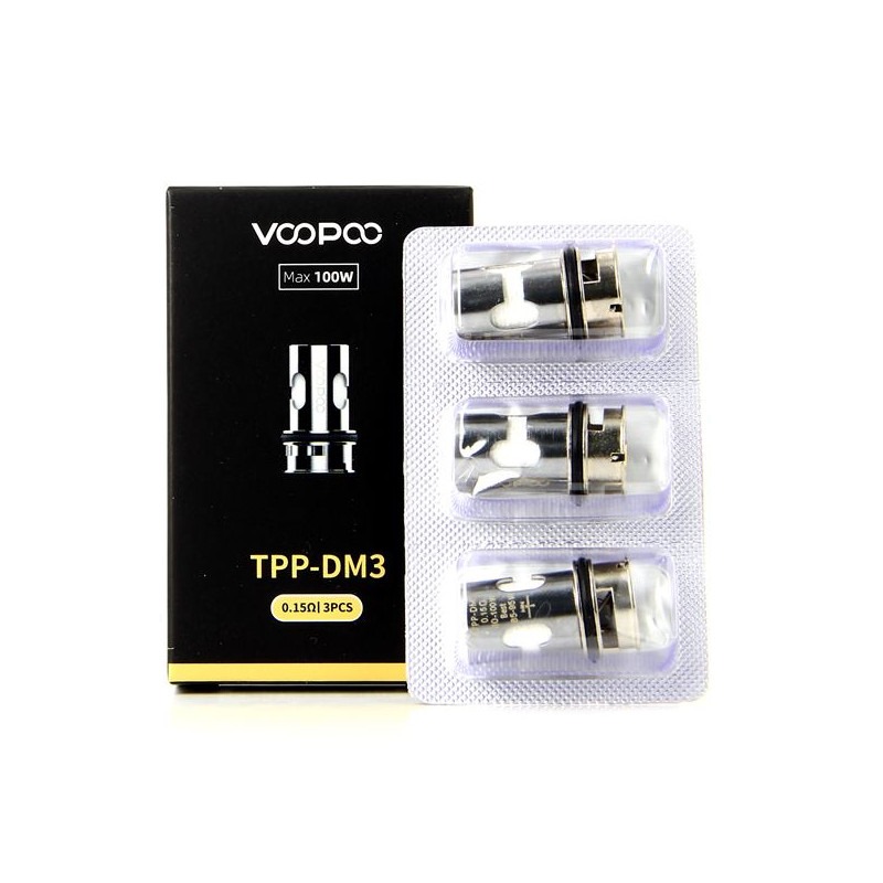 Buy VOOPOO TPP-DM REPLACEMENT COILS (3 PACK) Online Shopping - E-Cig Clouds