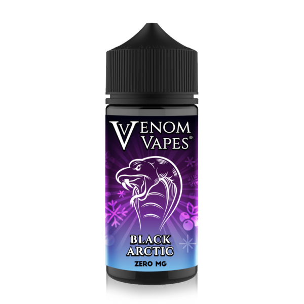 BLACK ARCTIC 100ML E LIQUID VENOM VAPES | UK Vape Store | E-Cig Clouds