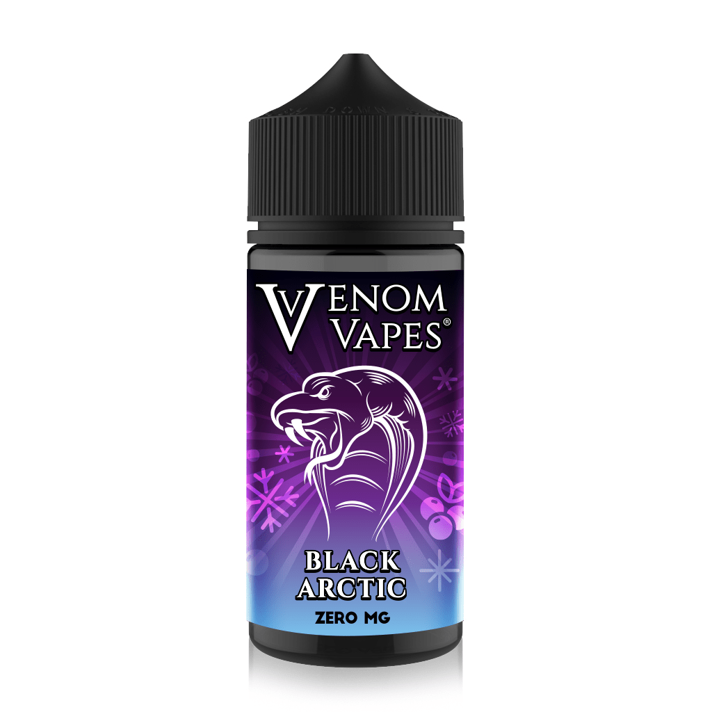 BLACK ARCTIC 100ML E LIQUID VENOM VAPES | UK Vape Store | E-Cig Clouds