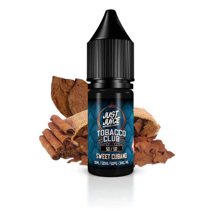 TOBACCO CLUB (SWEET CUBANO) 10ML NIC SALT JUST JUICE | UK Vape Store ...