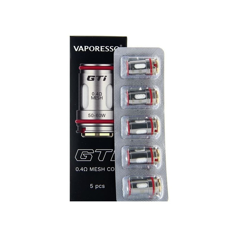 Buy VAPORESSO GTI REPLACEMENT COILS (5 PACK) Online Shopping - E-Cig Clouds