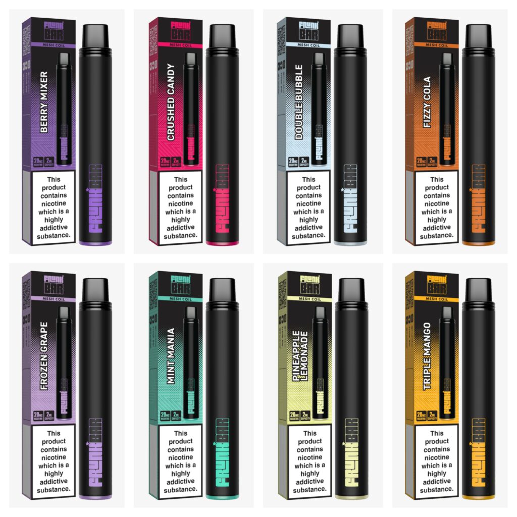 Frunk Mesh Bar 600 Disposable Pod Device 20mg Uk Vape Store E Cig