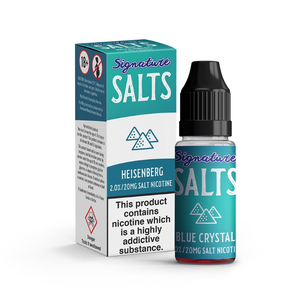Buy BLUE CRYSTAL NIC SALT 10ML SIGNATURE SALTS Online Shopping - E-Cig ...