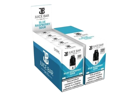 BLUE RASPBERRY SOUR 10ML NIC SALT JUICE BAR PACK OF 5 | UK Vape Store ...