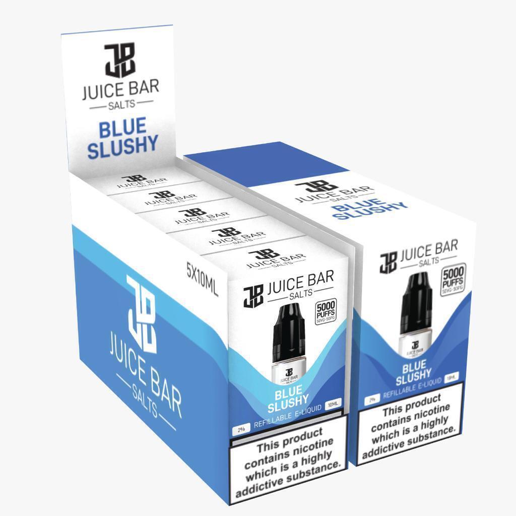 Buy BLUE SLUSHY 10ML NIC SALT JUICE BAR PACK OF 5 Online Shopping - E ...