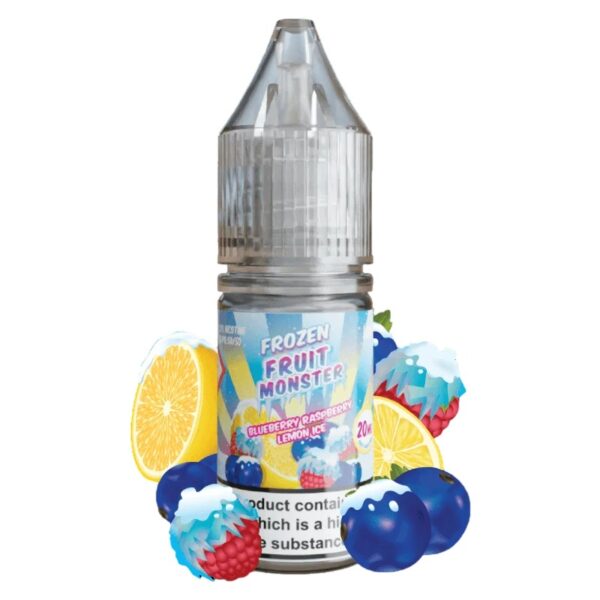BLUEBERRY RASPBERRY LEMON ICE 10ML NIC SALT FROZEN FRUIT MONSTER EXP ...