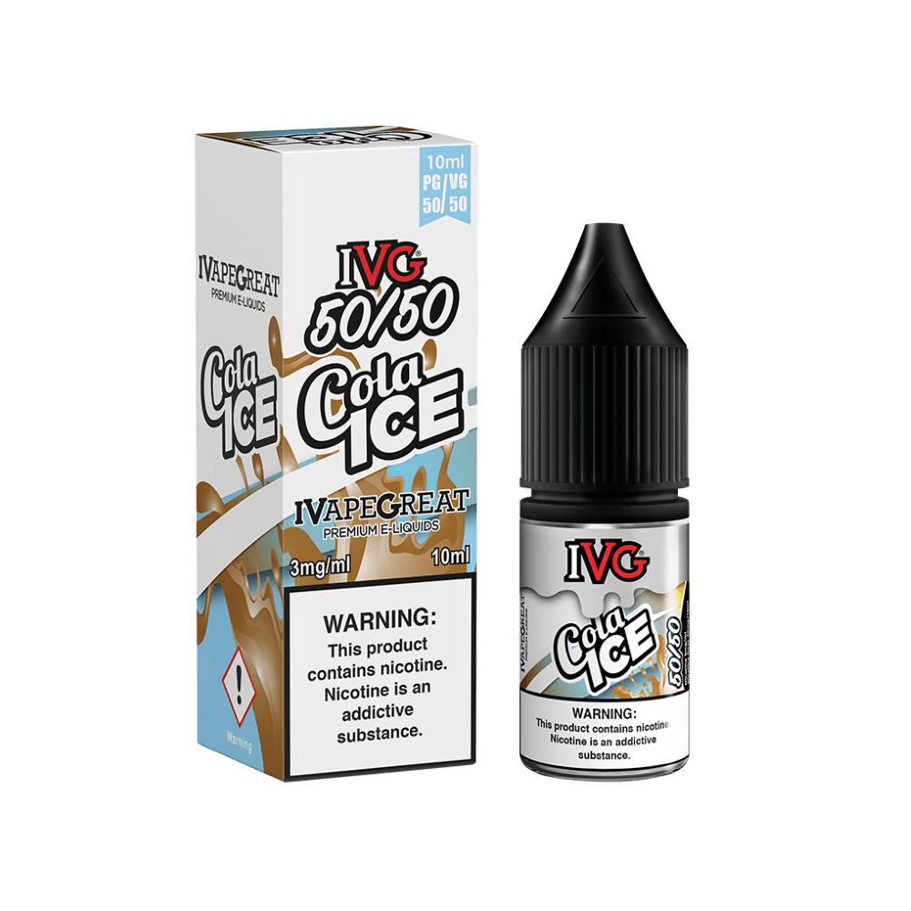 COLA ICE 10ML E LIQUID 50/50 IVG PACK OF 10 | UK Vape Store | E-Cig Clouds