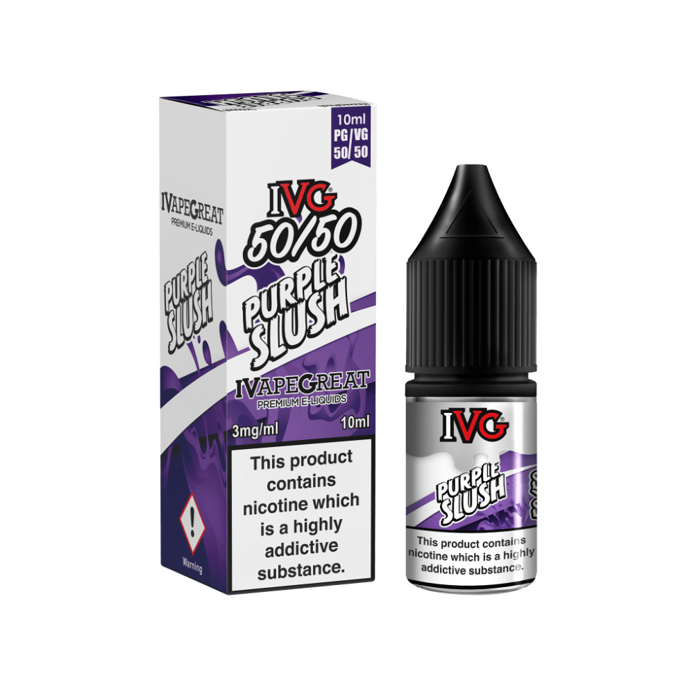 PURPLE SLUSH 10ML E LIQUID 50/50 IVG PACK OF 10 | UK Vape Store | E-Cig ...