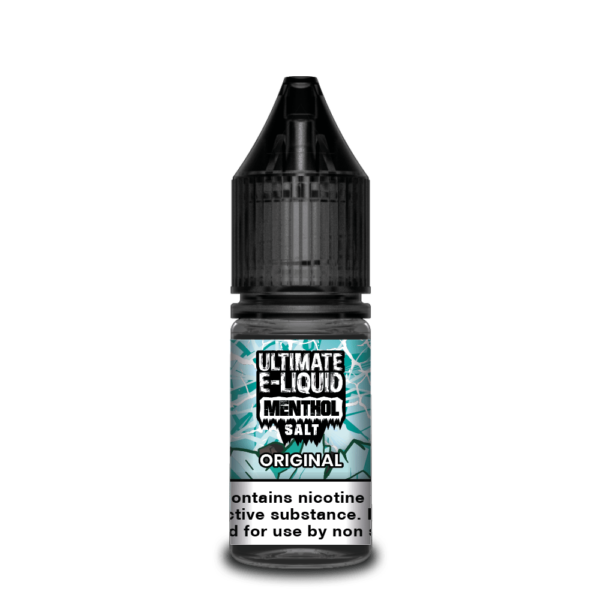 ORIGINAL MENTHOL 10ML NIC SALT ULTIMATE E LIQUID PACK OF 10 | UK Vape ...