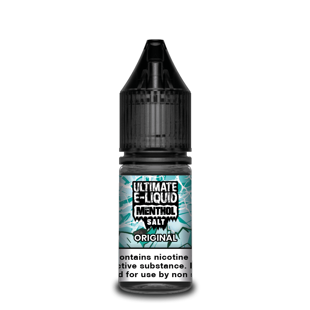 ORIGINAL MENTHOL 10ML NIC SALT ULTIMATE E LIQUID PACK OF 10 | UK Vape ...