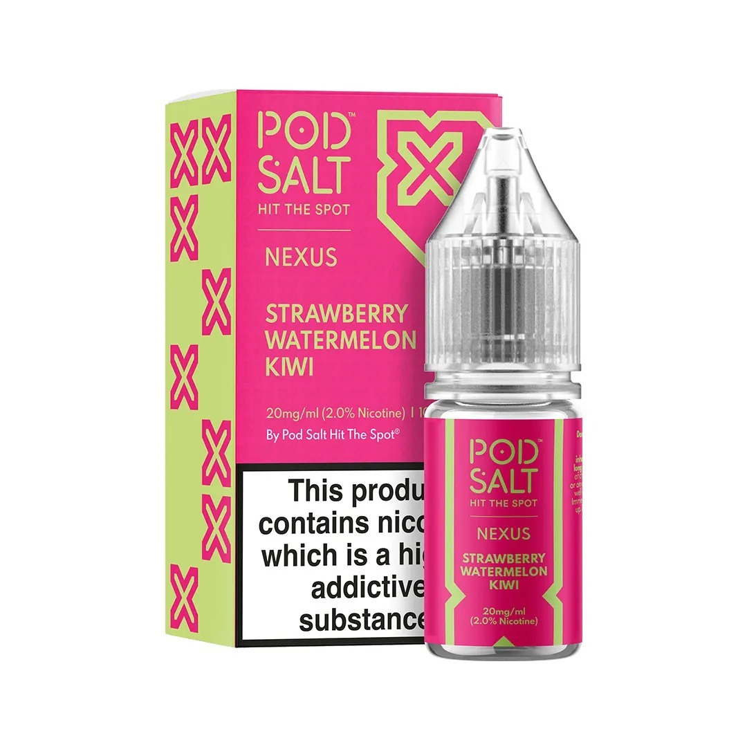 Buy STRAWBERRY WATERMELON KIWI 10ML NIC SALT POD SALT NEXUS Online ...