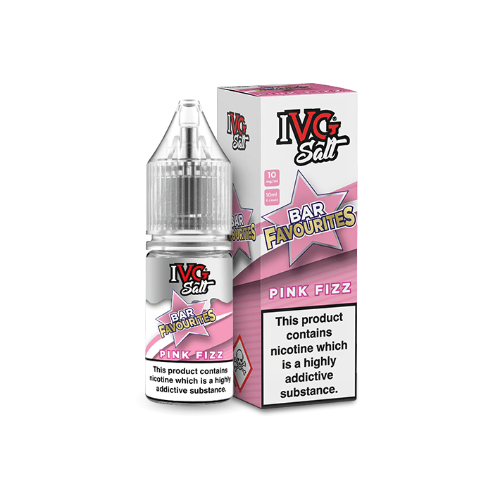 PINK FIZZ NIC SALT 10ML IVG BAR FAVOURITES | UK Vape Store | E-Cig Clouds