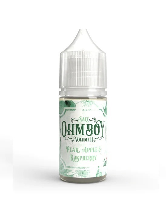 PEAR, APPLE & RASPBERRY VOLUME II 10ML NIC SALT OHM BOY | UK Vape Store ...
