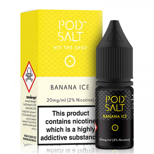 BANANA ICE 10ML NIC SALT POD SALT | UK Vape Store | E-Cig Clouds