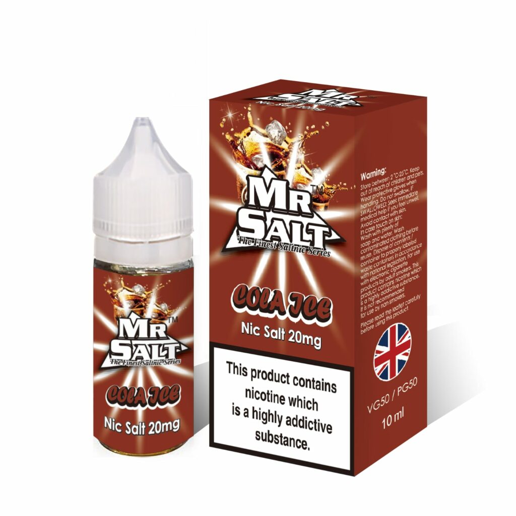 COLA ICE 10ML NIC SALT MR SALT | UK Vape Store | E-Cig Clouds
