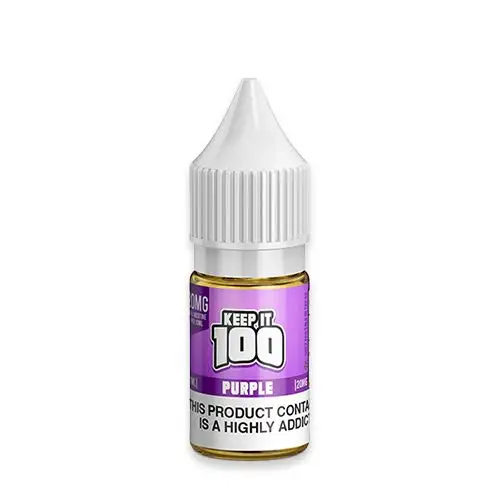 PURPLE 10ML NIC SALT KEEP IT 100 | UK Vape Store | E-Cig Clouds