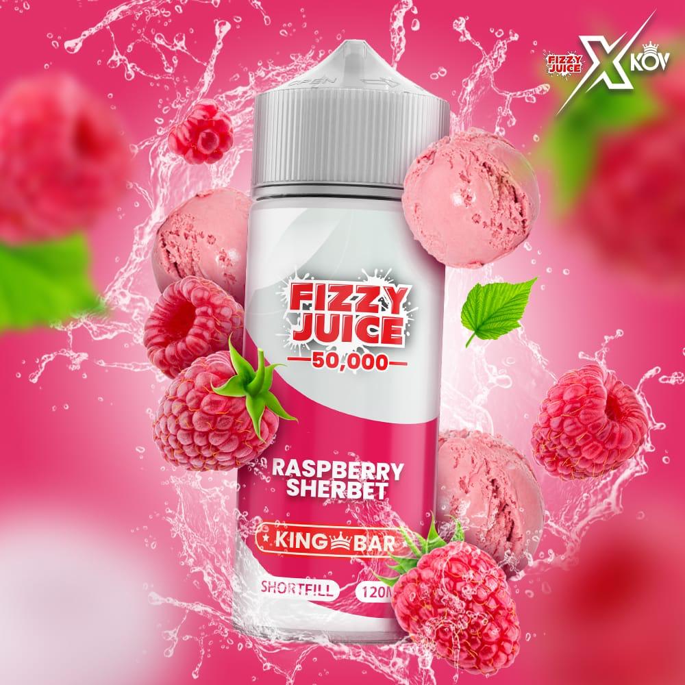 Buy RASPBERRY SHERBET 100ML E LIQUID FIZZY JUICE 50000 - E-Cig Clouds
