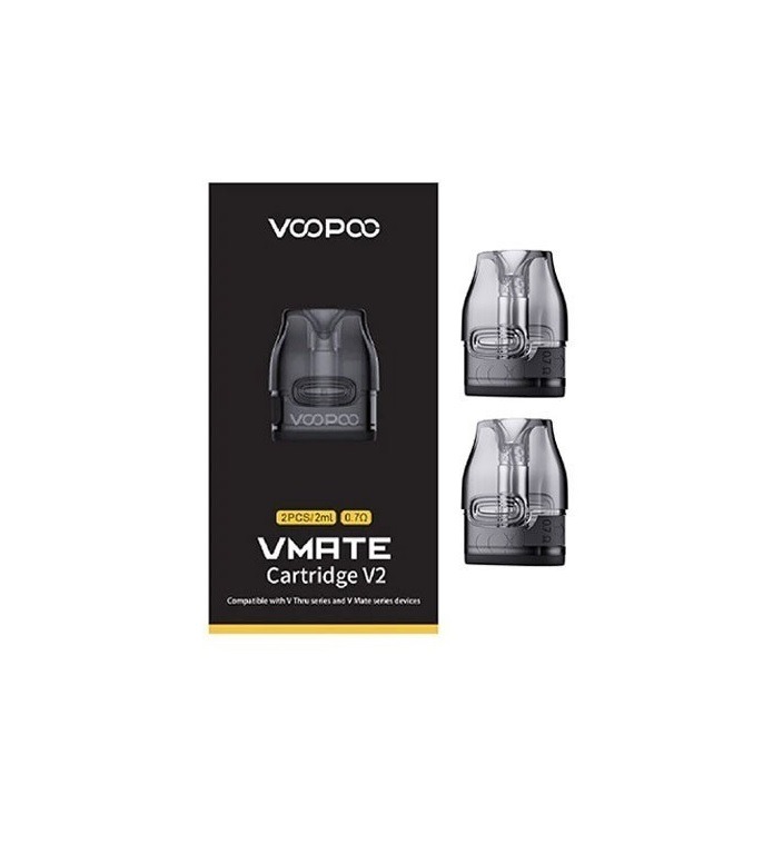Buy VOOPOO VMATE CARTRIDGE V2 POD (2 PACK) Online Shopping - E-Cig Clouds
