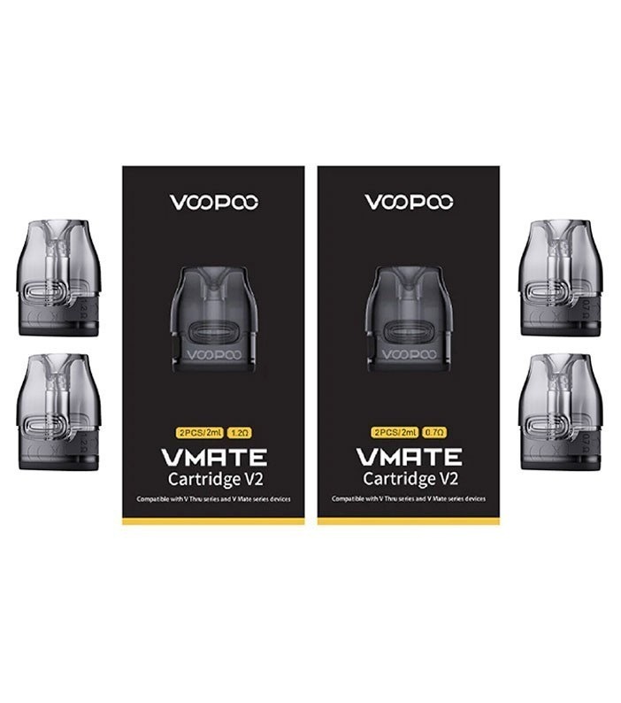 Buy VOOPOO VMATE CARTRIDGE V2 POD (2 PACK) Online Shopping - E-Cig Clouds