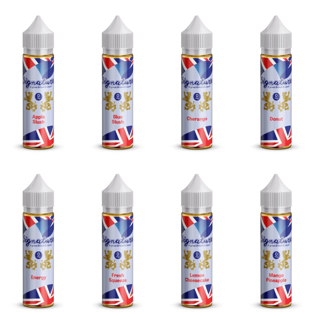 SIGNATURE VAPOUR 50ML E LIQUID 50/50 VG/PG (EXP) | UK Vape Store | E ...