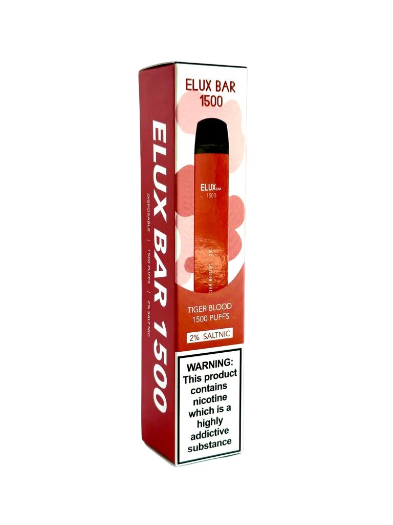 ELUX BAR 1500 DISPOSABLE VAPE KIT 20MG | UK Vape Store | E-Cig Clouds