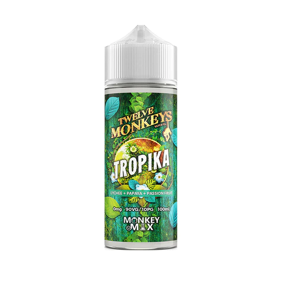 TROPIKA 100ML E LIQUID TWELVE MONKEYS | UK Vape Store | E-Cig Clouds