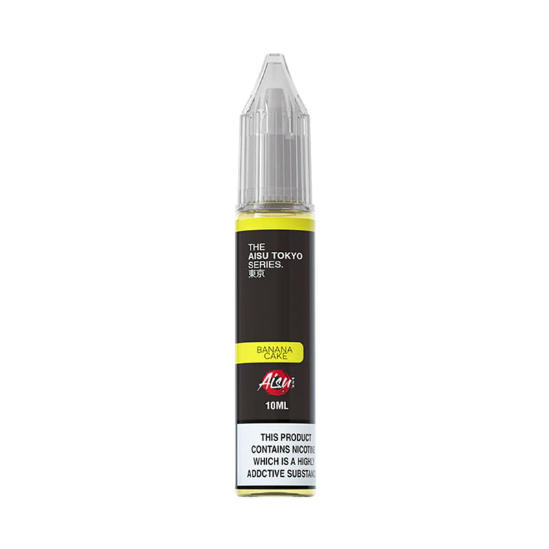 BANANA CAKE NIC SALT 10ML THE AISU TOKYO SERIES | UK Vape Store | E-Cig ...