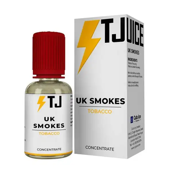 UK SMOKES TOBACCO 30ML CONCENTRATE T JUICE | UK Vape Store | E-Cig Clouds