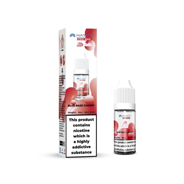 BLUE RAZZ CHERRY 10ML NIC SALT HAYATI PRO MAX | UK Vape Store | E-Cig ...