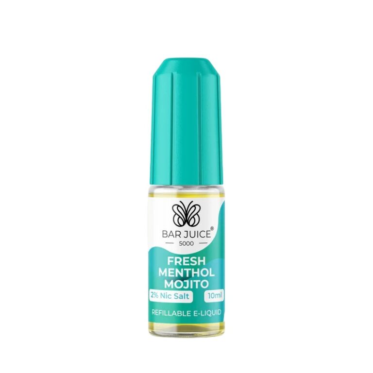 FRESH MENTHOL MOJITO 10ML NIC SALT BAR JUICE 5000 | UK Vape Store | E ...
