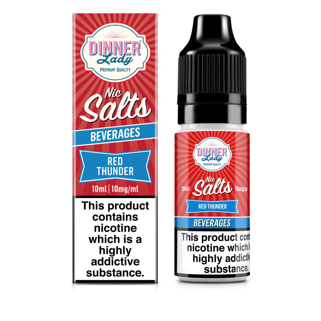 RED THUNDER BEVERAGES 10ML NIC SALT DINNER LADY | UK Vape Store | E-Cig ...