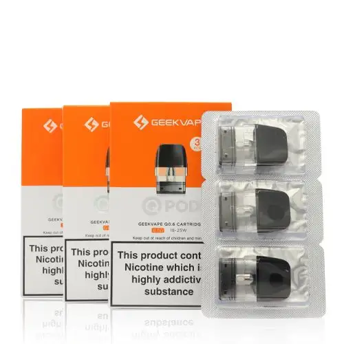 GEEKVAPE Q REPLACEMENT POD CARTRIDGES (3 PACK) | UK Vape Store | E-Cig ...