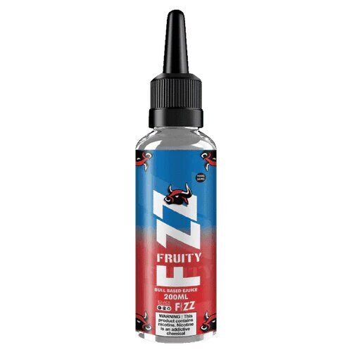 BULL BASED EJUICE 200ML E LIQUID FRUITY FIZZ | UK Vape Store | E-Cig Clouds
