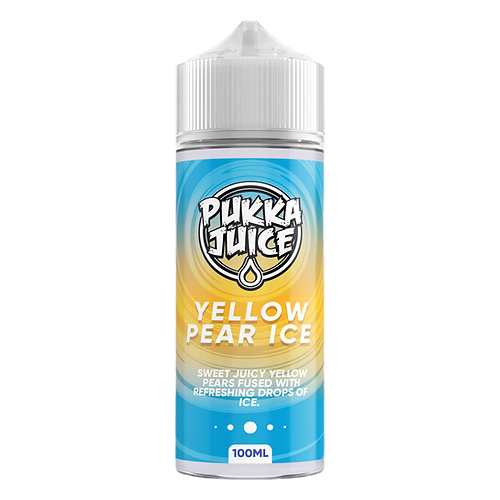 YELLOW PEAR ICE 100ML E LIQUID PUKKA JUICE | UK Vape Store | E-Cig Clouds