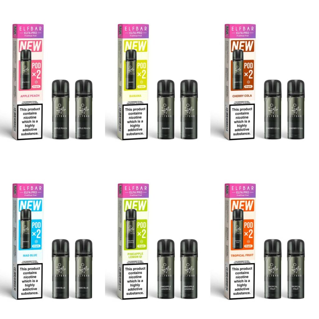 Elf Bar Elfa Pro Prefilled Pods 2 Pack | E-Cig Clouds