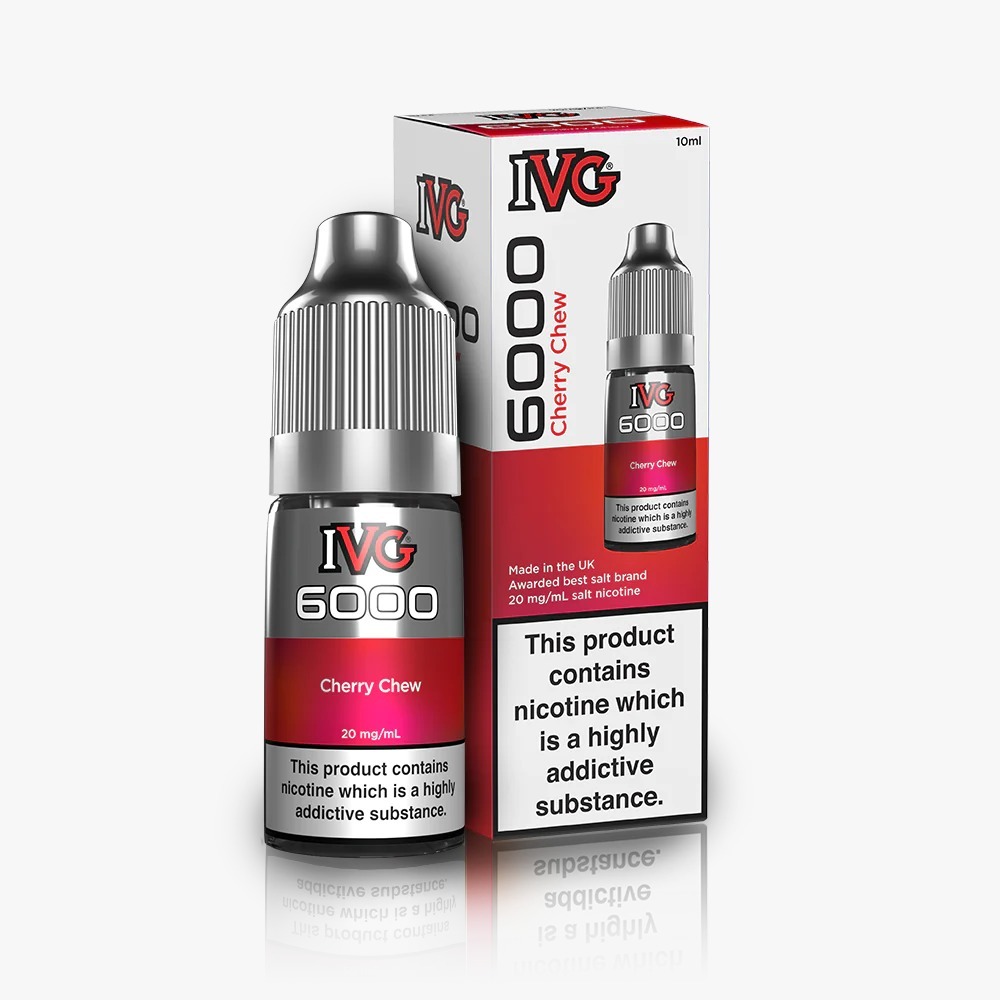 CHERRY CHEW 10ML NIC SALT IVG 6000 | UK Vape Store | E-Cig Clouds