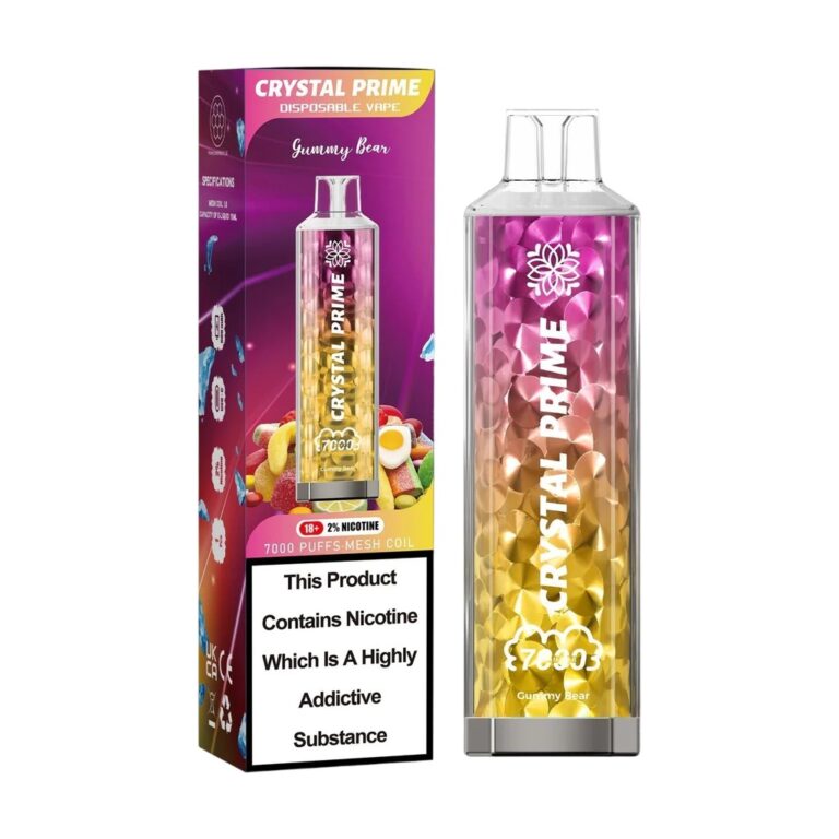 Crystal Prime 7000 Disposable Vape Device 20mg Uk Vape Store E Cig