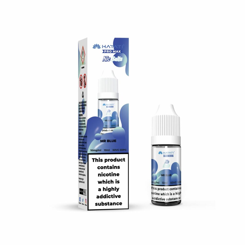 MR BLUE 10ML NIC SALT HAYATI PRO MAX | UK Vape Store | E-Cig Clouds