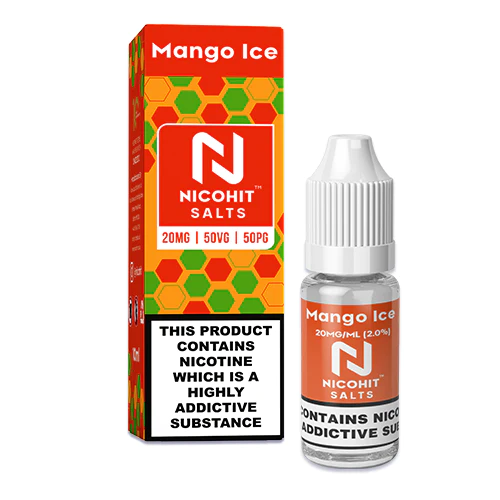 MANGO ICE 10ML NIC SALT NICOHIT | UK Vape Store | E-Cig Clouds