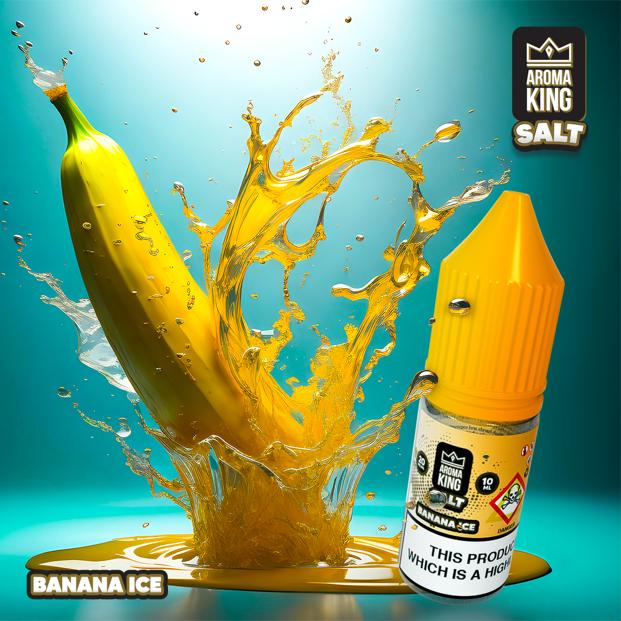 BANANA ICE 10ML NIC SALT AROMA KING | UK Vape Store | E-Cig Clouds