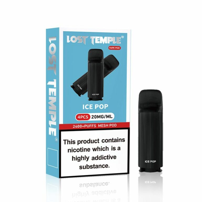 LOST TEMPLE 600 PREFILLED PODS 20MG (4 PACK) | UK Vape Store | E-Cig Clouds