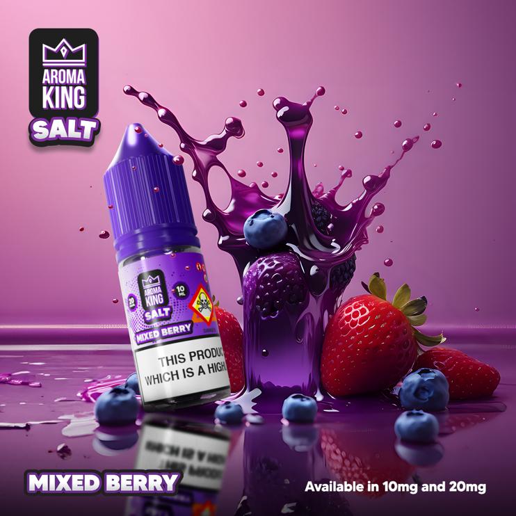 Buy MIXED BERRY 10ML NIC SALT AROMA KING Online Shopping - E-Cig Clouds