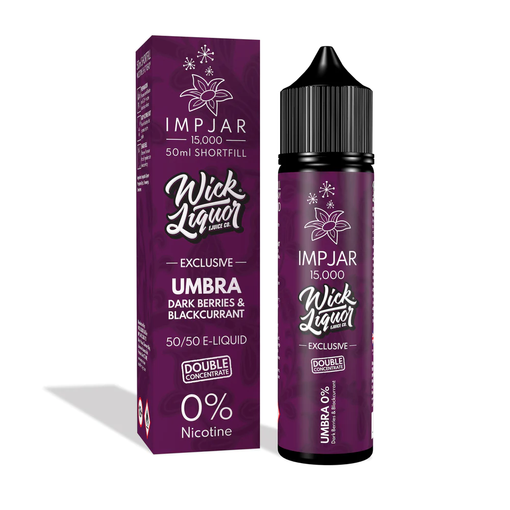 UMBRA 50ML E LIQUID IMP JAR X WICK LIQUOR EXCLUSIVE | UK Vape Store | E ...