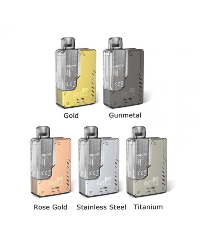ASPIRE GOTEK PRO POD KIT 1500MAH | UK Vape Store | E-Cig Clouds