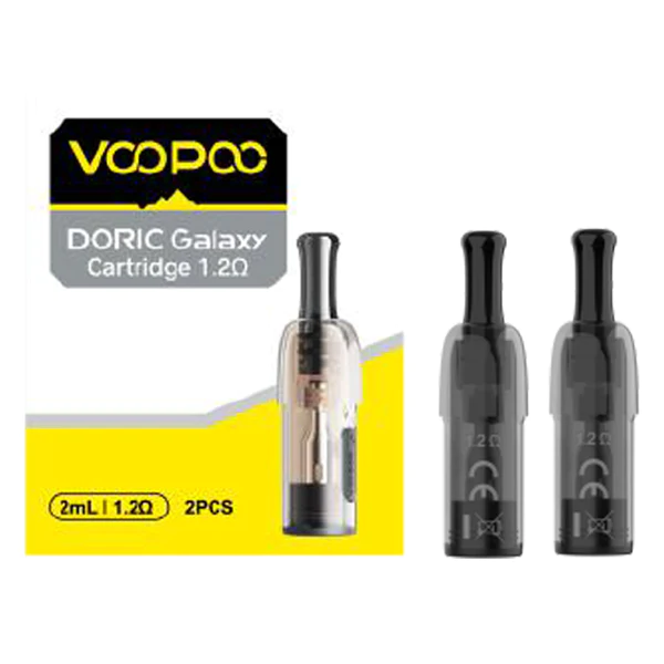 VOOPOO DORIC GALAXY REPLACEMENT POD CARTRIDGES (2 PACK) | UK Vape Store ...