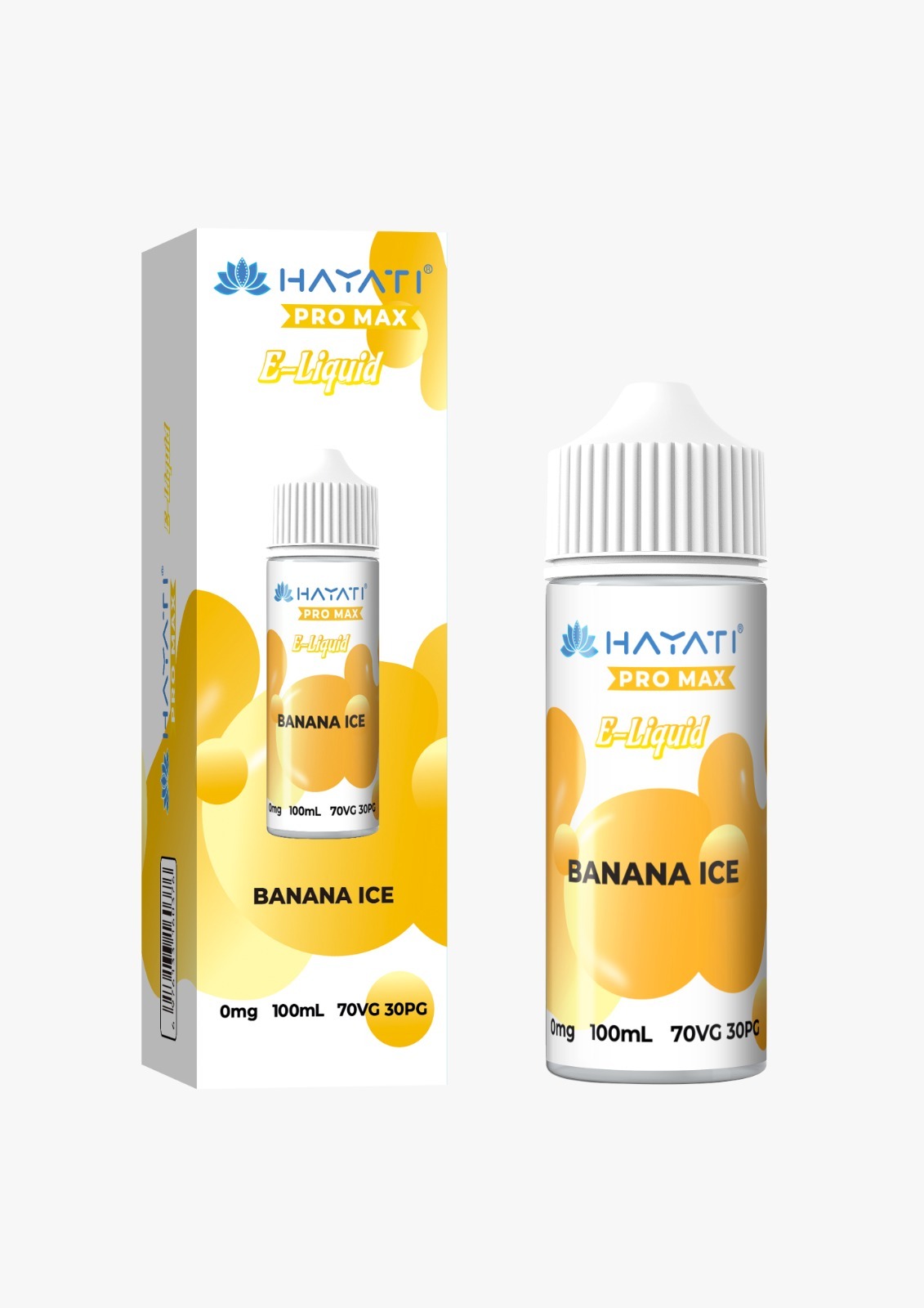 BANANA ICE 100ML E LIQUID HAYATI PRO MAX | UK Vape Store | E-Cig Clouds